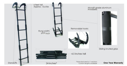 Ruhl Tech Folding Rung Tactical Assault Ladder LRL-004 | Green Eye Tactical